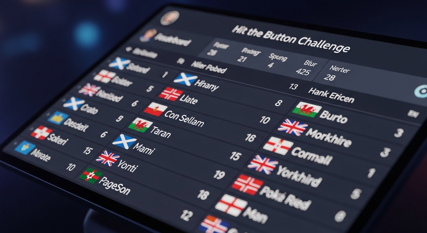 Great British Hit the Button Challenge: UK Leaderboards & Updates
